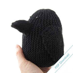 Digital Download Knit Pattern - Big Crow - Etsy