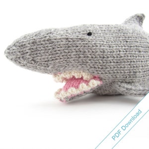 Shark Knitting Pattern. Knit Your Own Jaws. PDF Download. - Etsy