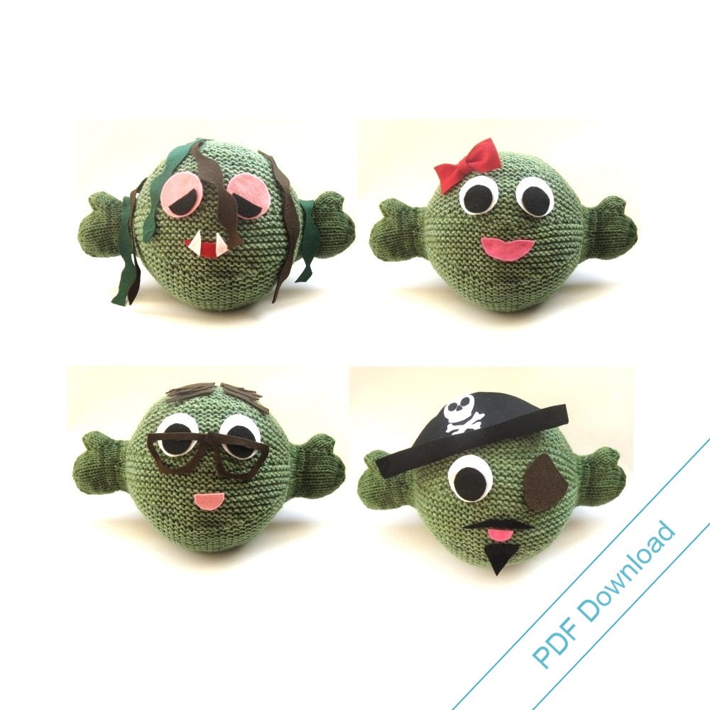 Hug Monster Knitted Toy Pattern PDF. Make Your Own Monster. | Etsy