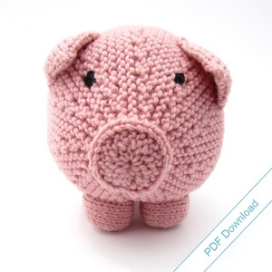 Knitting Pattern Toy Pig PDF. Knit Your Own Hog. - Etsy