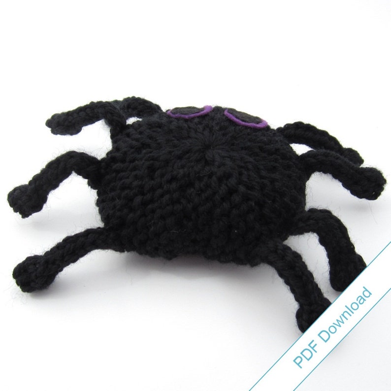 Spider Knitting Pattern PDF. Knit Your Own Toy Spider. - Etsy