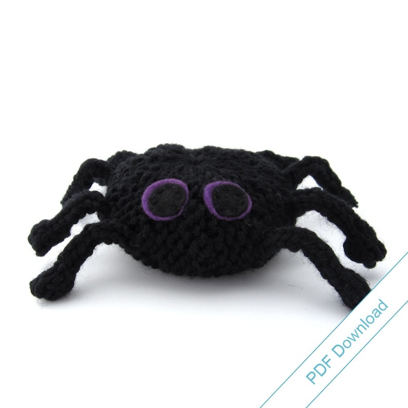 Spider Knitting Pattern PDF. Knit Your Own Toy Spider. - Etsy