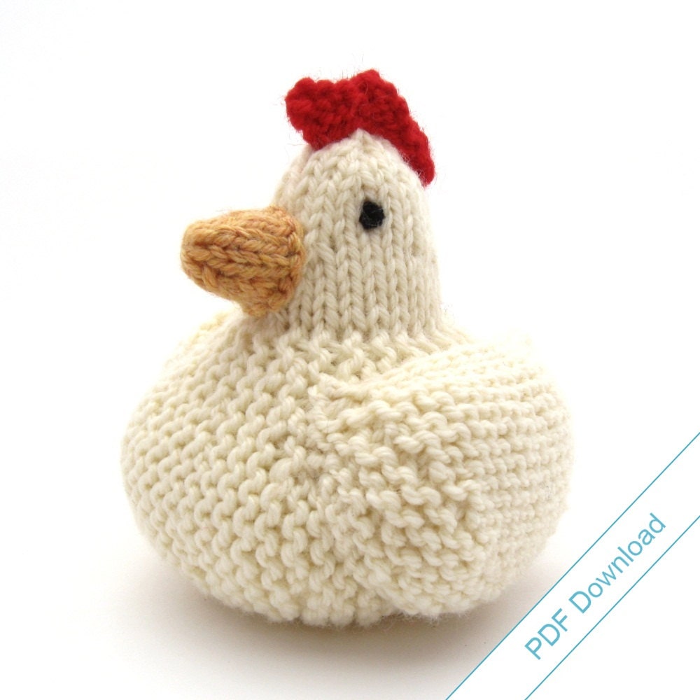 Knitting Pattern PDF. Knit Your Own Mother Hen. | Etsy