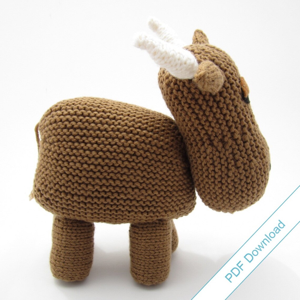 Knitting Pattern PDF Toy Cow. Knit Your Own Herd. - Etsy