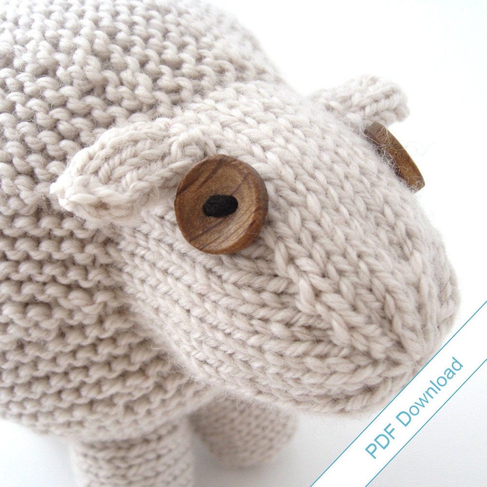 Knitting Pattern PDF. Toy Sheep. Knit Your Own Flock. - Etsy