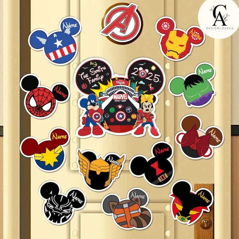 Hero Minnie Door Magnet - Etsy