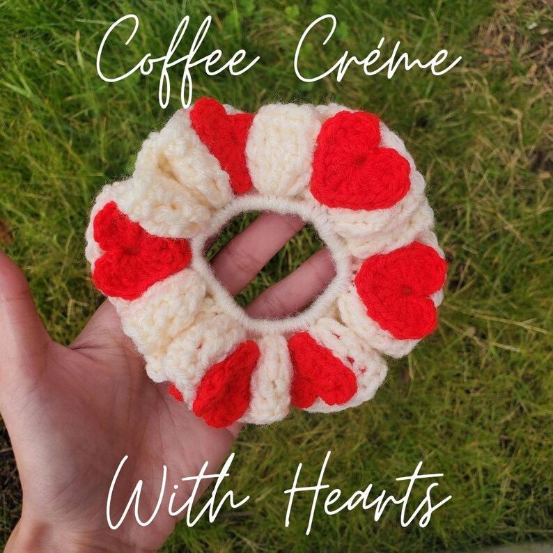 Crochet Scrunchies | Valentine's Collection Handmade With Soft Yarn ...