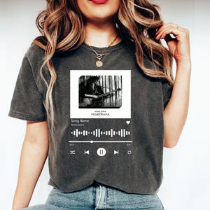 Custom Song Name Shirt and Photo Shirt, Custom Artist Name Tees ...