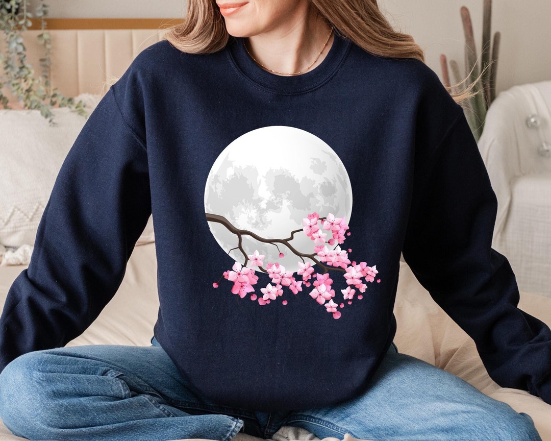 Cherry Blossom Sweatshirt, Flower Nature Sweater, Japanese Cherry ...