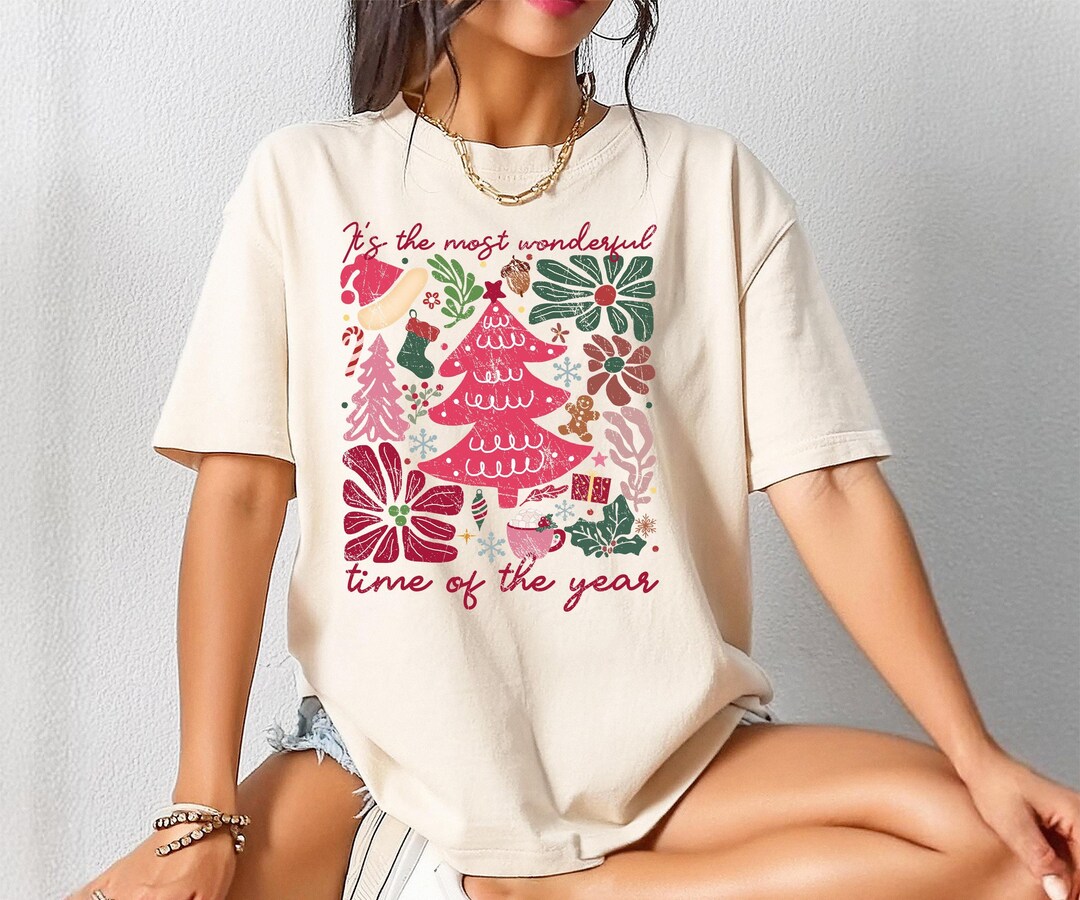 Comfort Colors It's the Most Wonderful Time of the Year Shirt, Boho ...