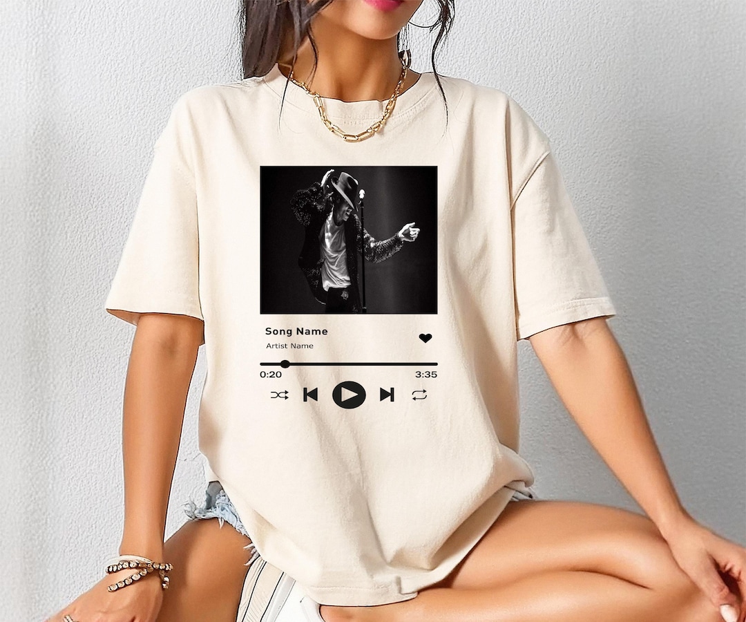 Custom Song Name Shirt and Photo Shirt, Custom Artist Name Shirt ...