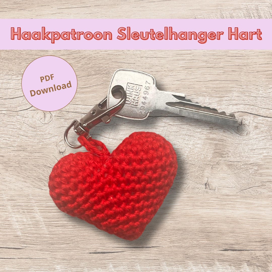 Crochet Pattern Key Ring Heart Dutch Crochet Pattern With Pictures ...
