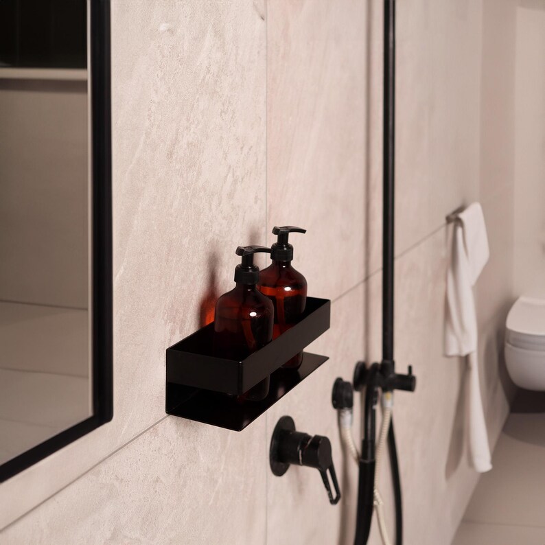 Floating Bathroom Shelf, Metal Bathroom Shelf, Metal Shower Shelves ...