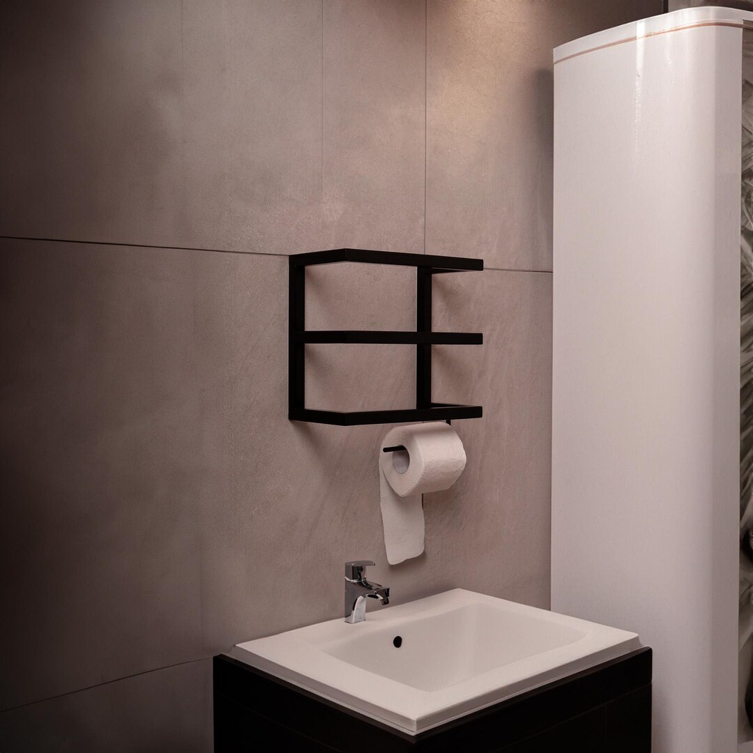 Multiple Towel Rack, Metal Towel Bar, Wall Mount Towel Rack, Floating ...