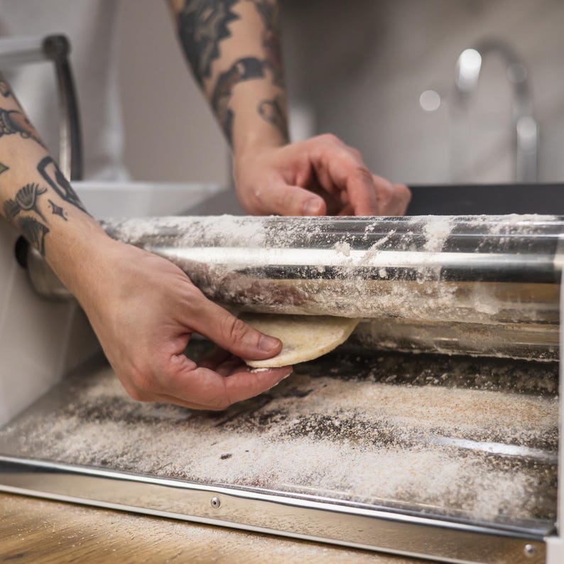 Manual Dough Sheeter, Dough Roller Machine, Pasta Machine, Dough ...