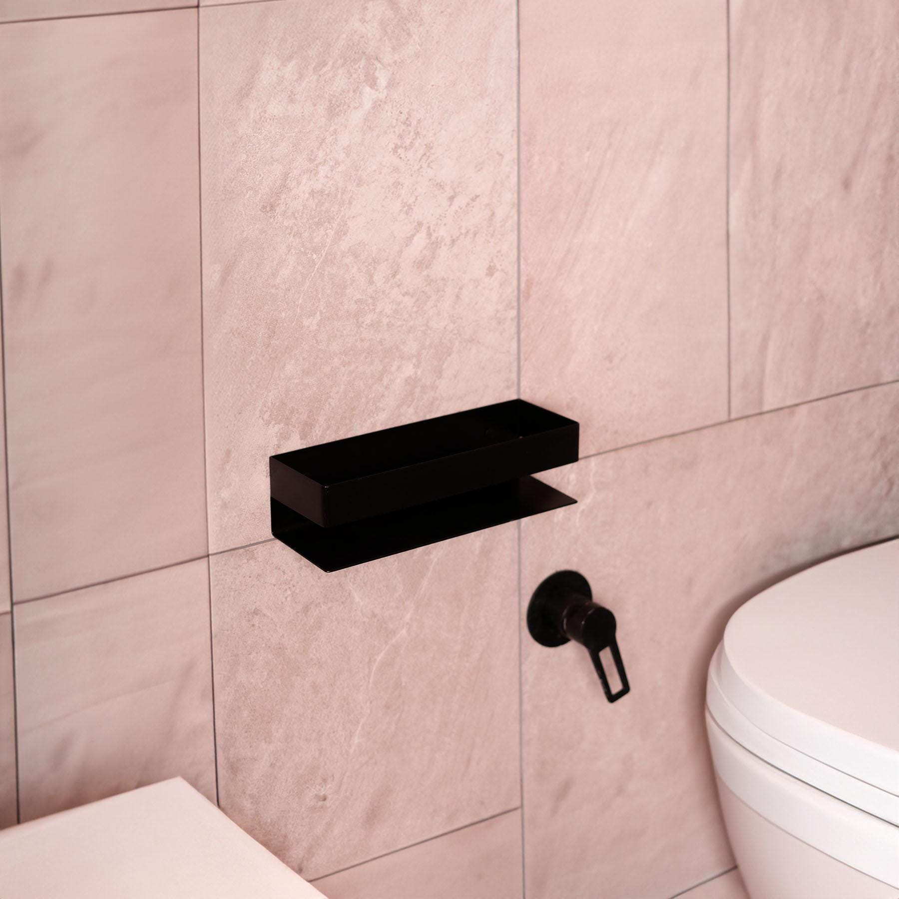 Floating Bathroom Shelf, Metal Bathroom Shelf, Metal Shower Shelves ...