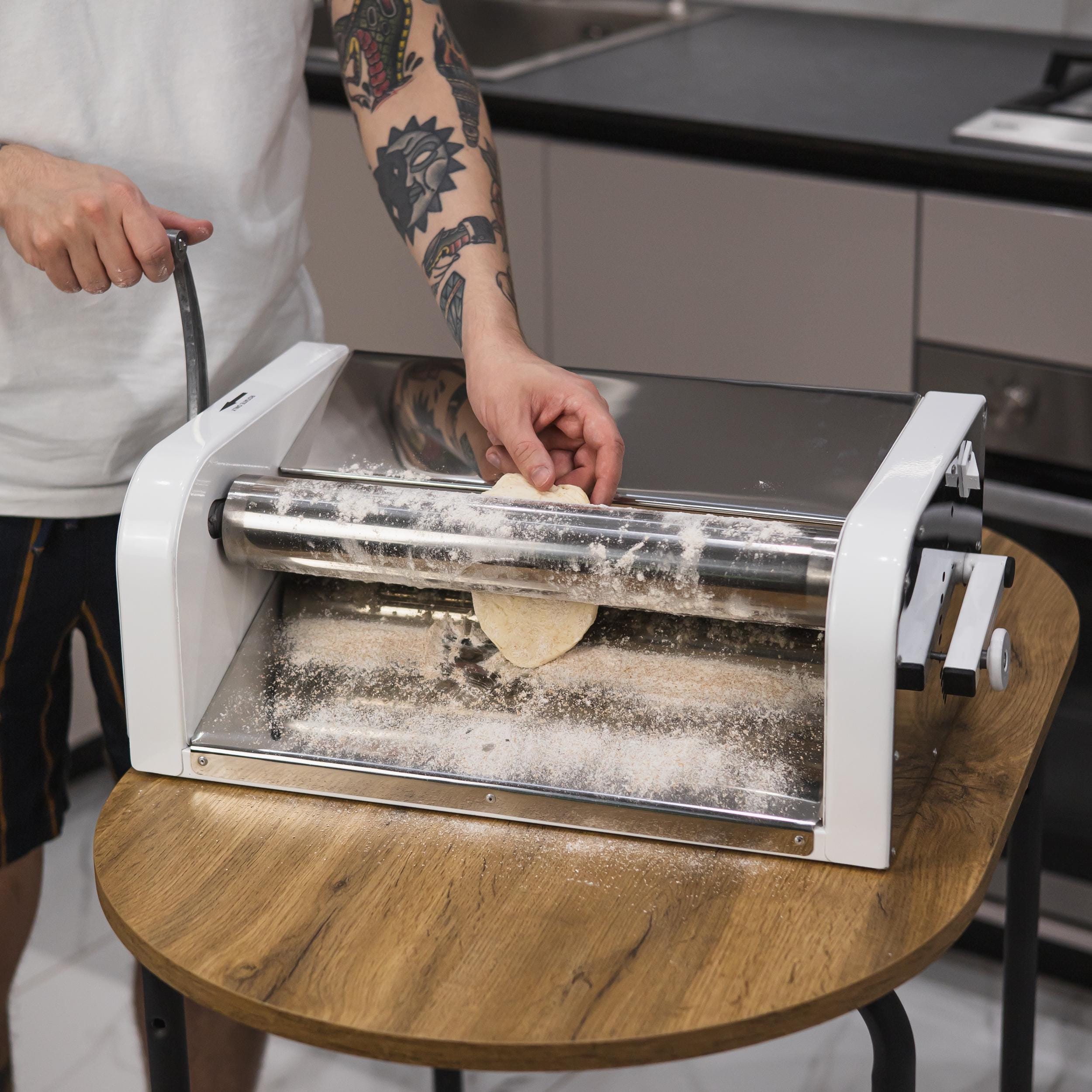 Manual Dough Sheeter, Dough Roller Machine, Pasta Machine, Dough ...