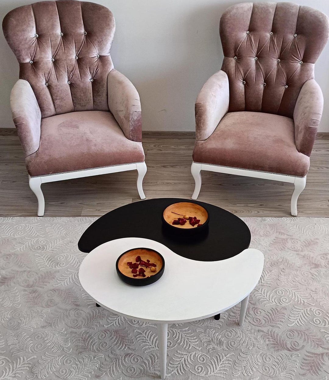 Yin Yang Coffee Table,wooden Coffee Table,coffee Table for Christmas ...