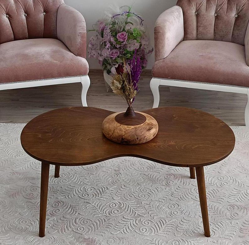 Oval Coffee Table,wooden Modern Style Coffee Table,endless Shaped ...