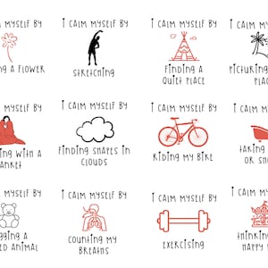 36 Calming / Coping Strategies Cards for Self-regulation & - Etsy