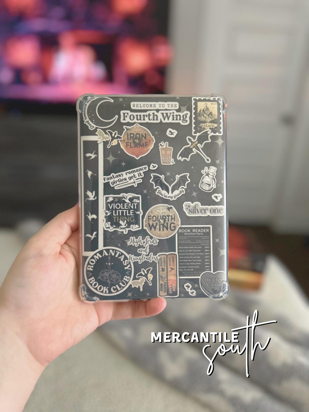 Fourth Wing-inspired Kindle Insert Fantasy Romance E-reader Cover ...