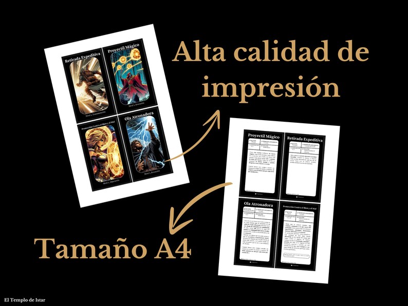 Complete Wizard Cards tricks and Levels 1-9 DND Spells Spells/charms - Etsy