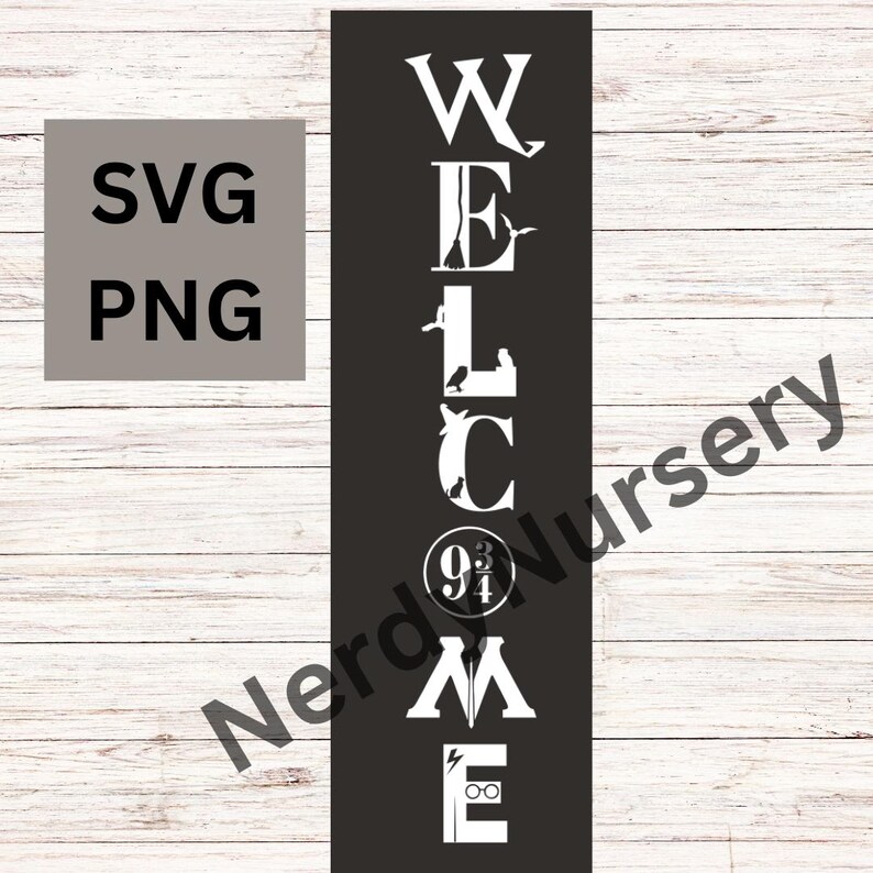 Harry Potter Welcome Porch Sign - Etsy