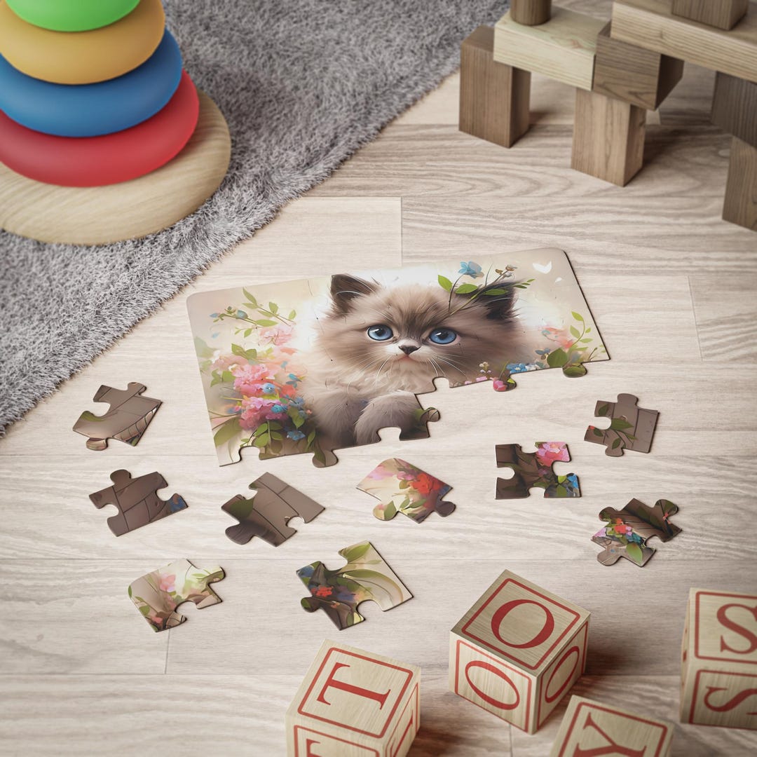 30 Piece Jigsaw Puzzles for Kids Adults Pet Owner Gift Chipboard Puzzle ...