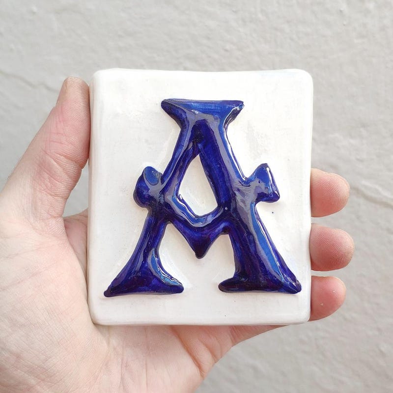 Ceramic Letters - Etsy