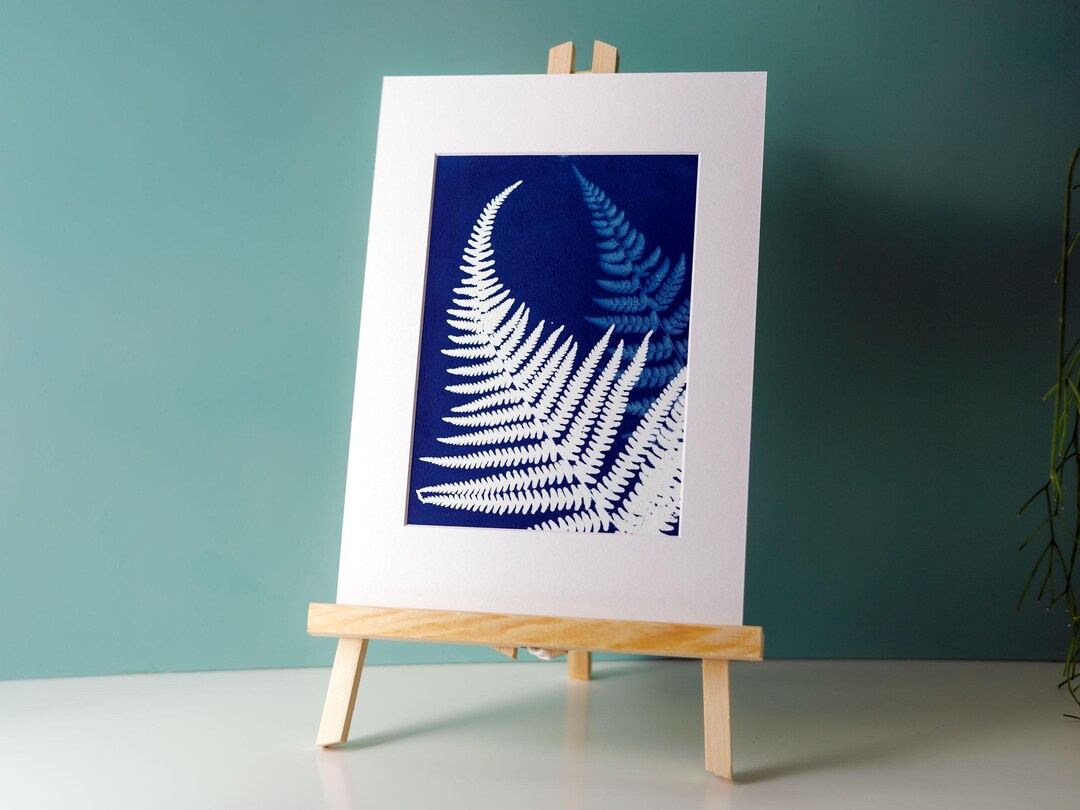 Original Botanical Cyanotype Art Print OOAK Unique A4 Wall Art - Ready ...