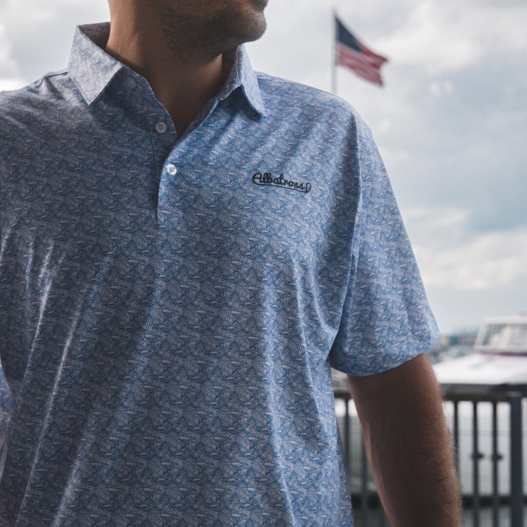 The Whales and Waves Polo - Etsy