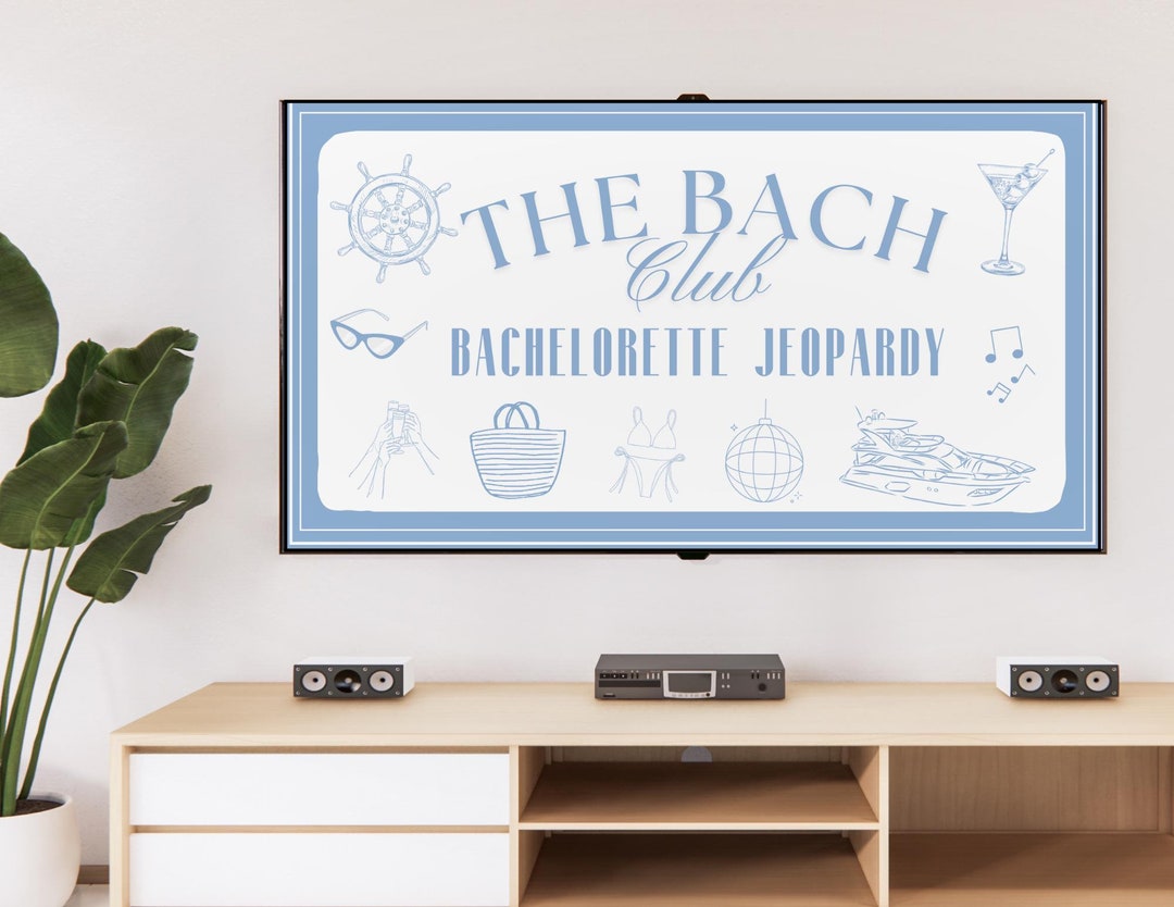 Bach Club Bachelorette Jeopardy Game Template Customizable Canva PPT ...
