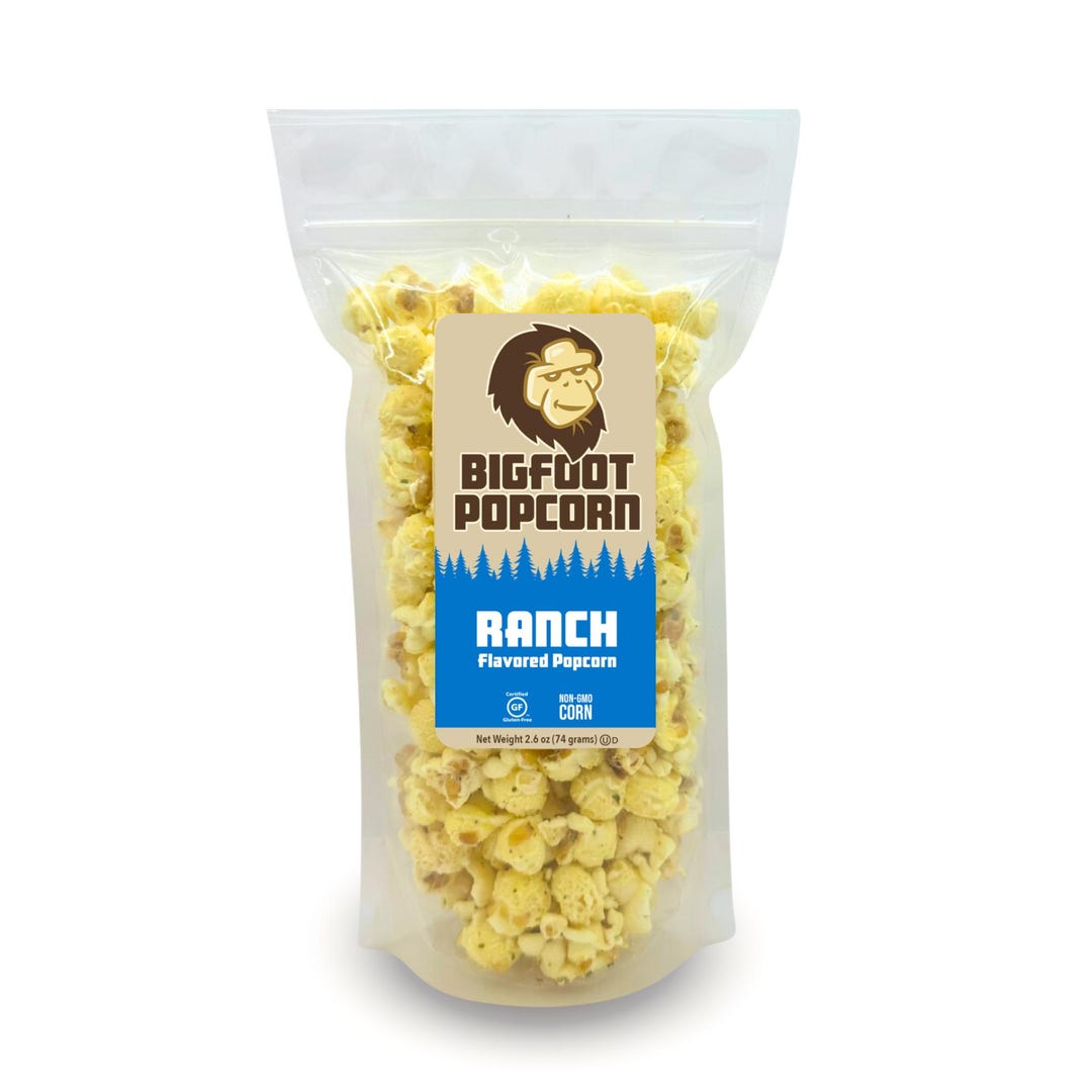 Ranch Gourmet Popcorn Unique Flavors Savory Gluten Free Premium Movie ...