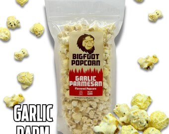 Garlic Parmesan Popcorn Gourmet Flavored Popcorn Unique Flavors Savory ...