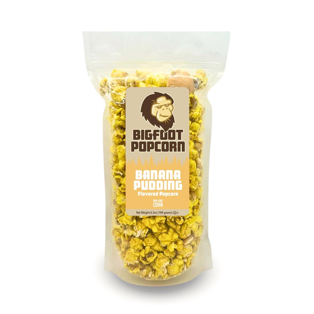 Banana Pudding Gourmet Popcorn Unique Flavors Sweet Premium Crunchy ...