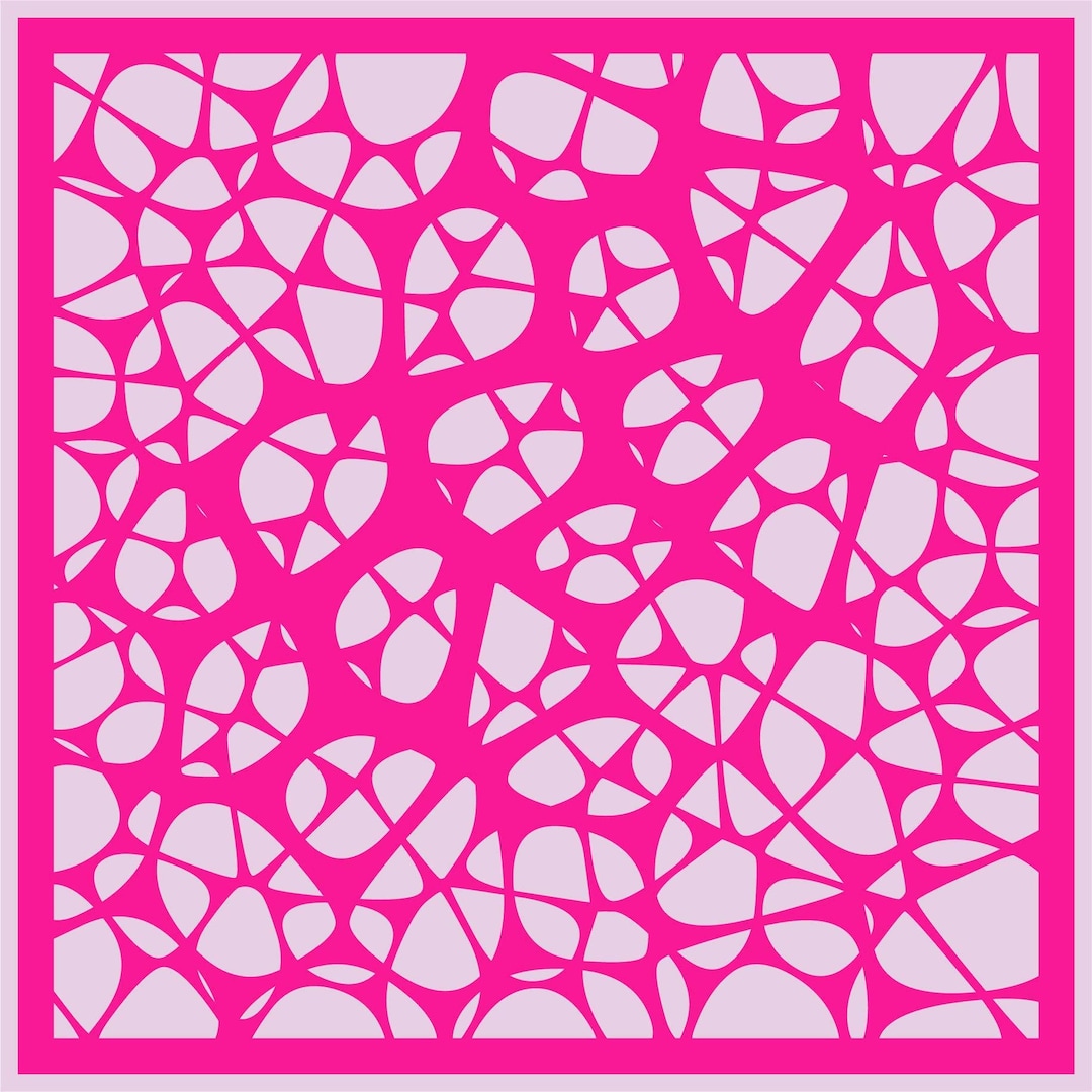 3D Printed Fabric Vonoroi Lace: Parametric Weave STL (digital File) - Etsy