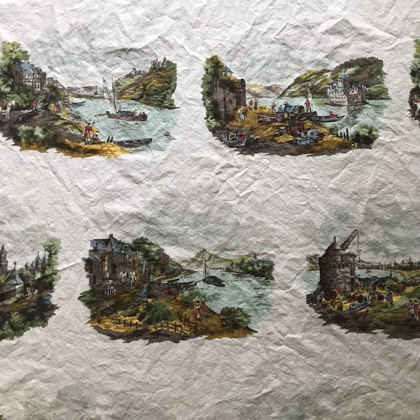 Landscape Scene Fabric - Etsy