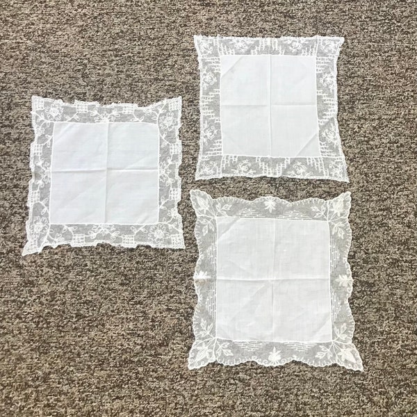 Antique Lace Handkerchief - Etsy