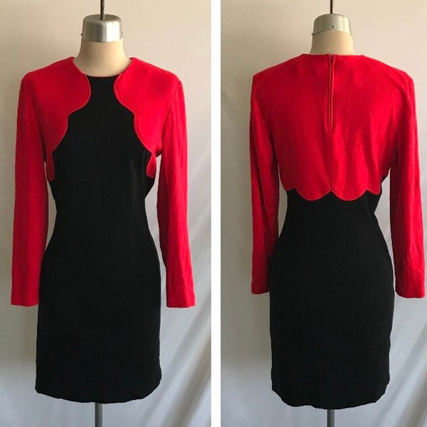 Mod Black Dress - Etsy