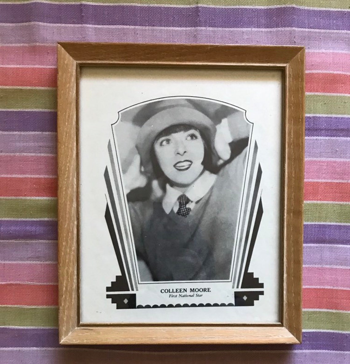 Vintage Art Deco COLLEEN MOORE 1920's Film Star Framed Print - Etsy
