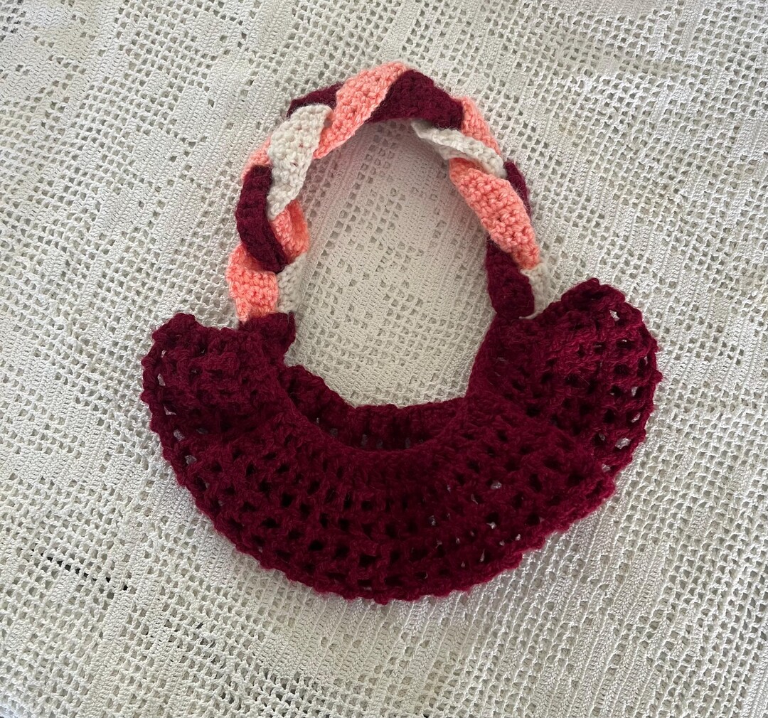 1940s REPRO Hand Crocheted SNOOD Headband Hairpiece - Pin up Style ...