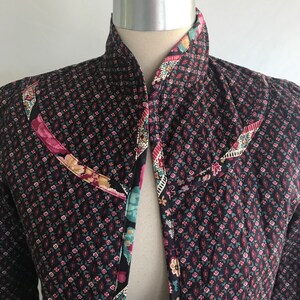 1980s Calico Floral QUILTED Jacket and Matching Tiered Skirt -gunne Sax ...