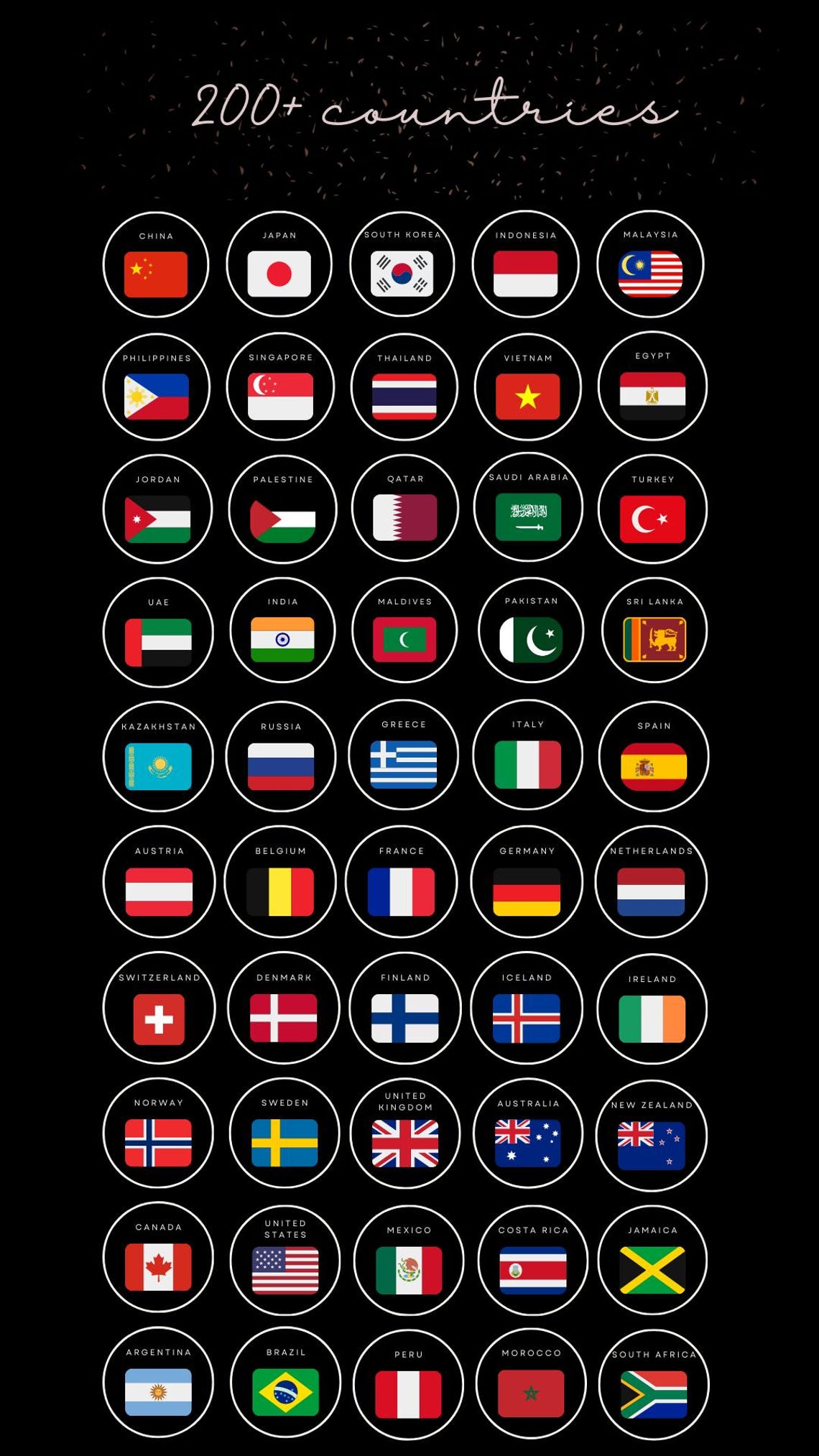 200 Template Travel Countries and Landmarks for Instagram Story ...