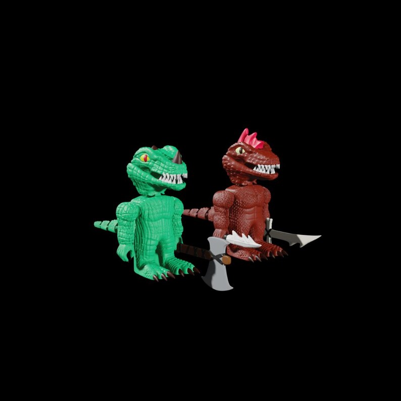 3D Printable Dinosaur Figure STL File Instant Download, Easy and Fast ...