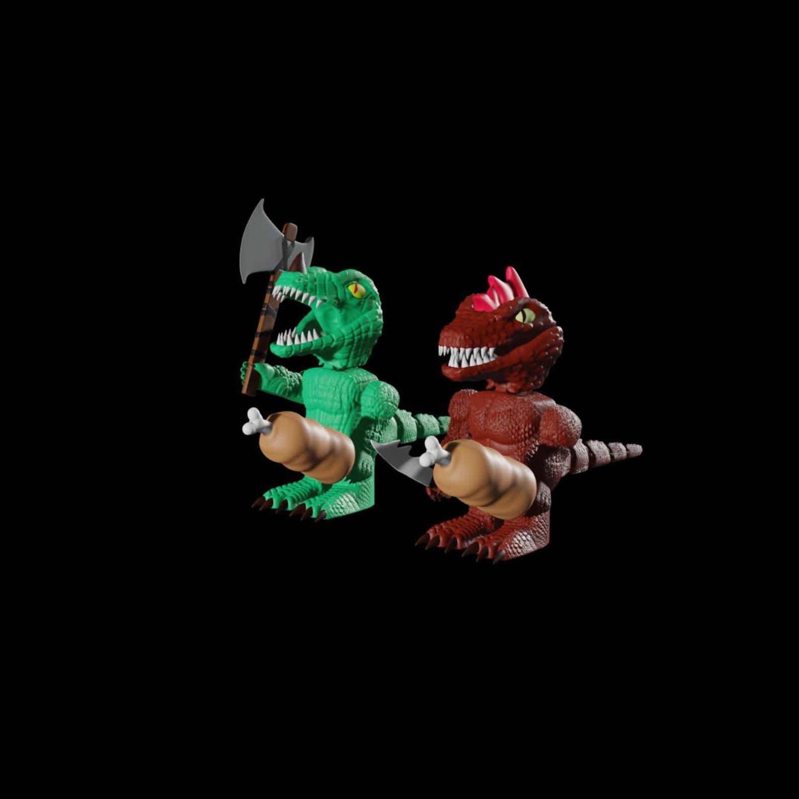 3D Printable Dinosaur Figure STL File – Instant Download, Easy and Fast ...
