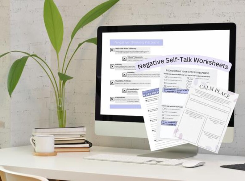 Breaking the Cycle: Negative Self-talk Worksheets & Exercises - Etsy