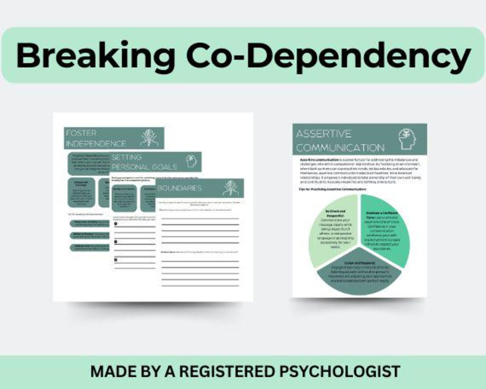 Breaking Co-dependency: A Step-by-step Worksheet for Healing and ...