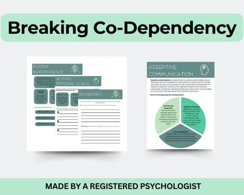 Breaking Co-dependency: A Step-by-step Worksheet for Healing and ...
