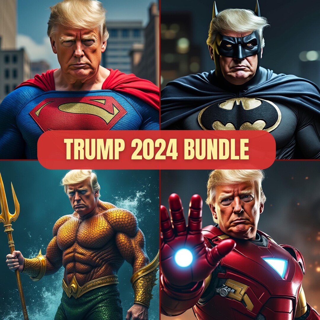 Trump 2024 Bundle, Trump T-shirt Design, Trump 2024 PNG, Trump ...