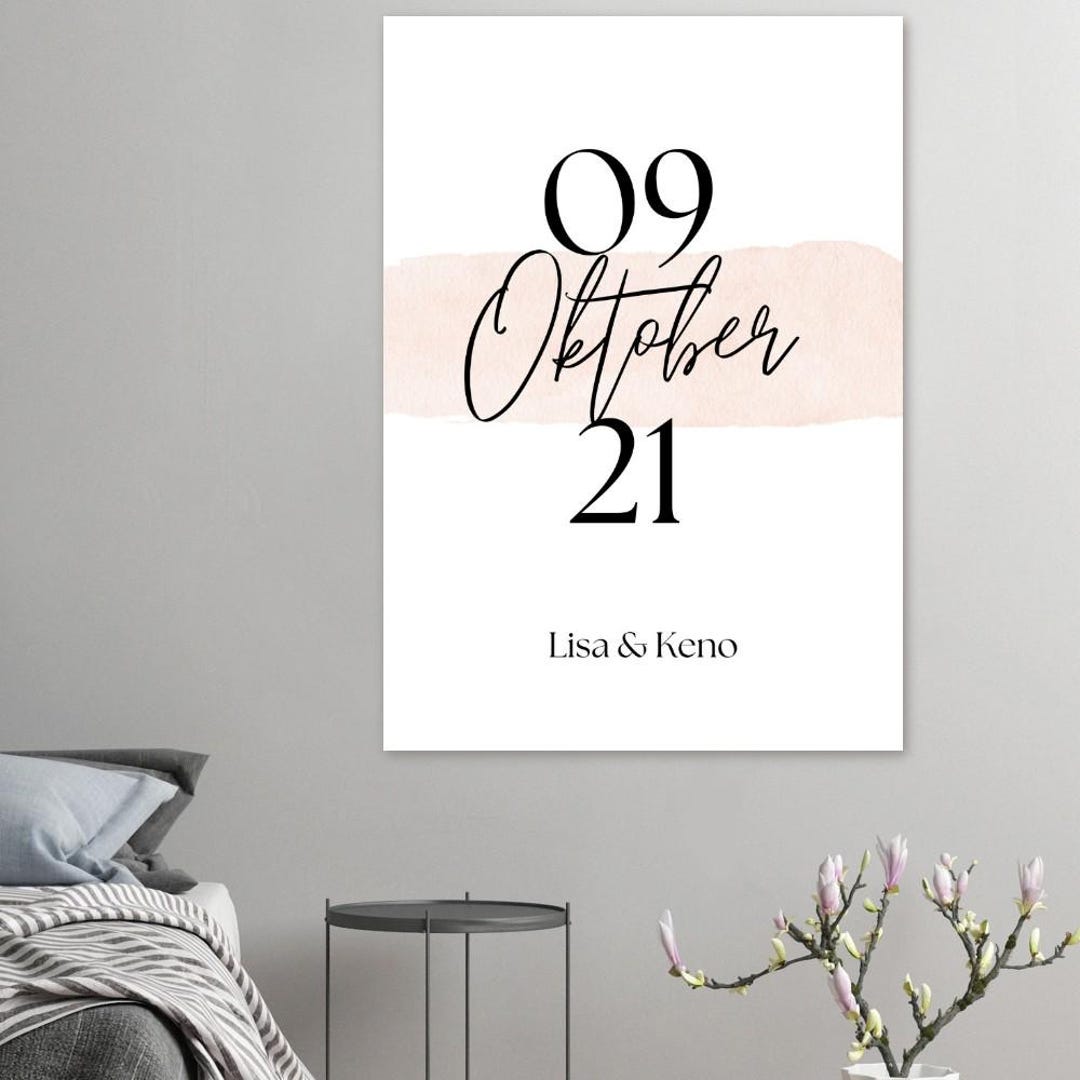 Personalized Partner Poster Design - Etsy